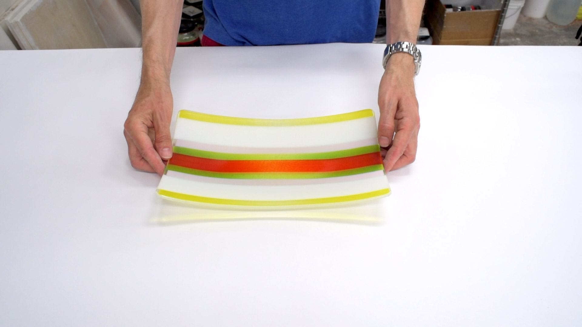Powder-Colored Sheet Glass - Bullseye Glass Videos Video Project Lesson
